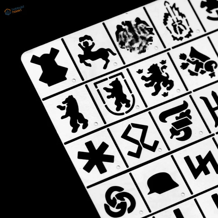 1/35 German Heavy Tank Stencil Set | Hobbyist Haven – HobbyistHaven