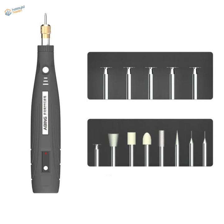 Adjustable Electric Grinding Tool five cutting heads | HobbyistHaven