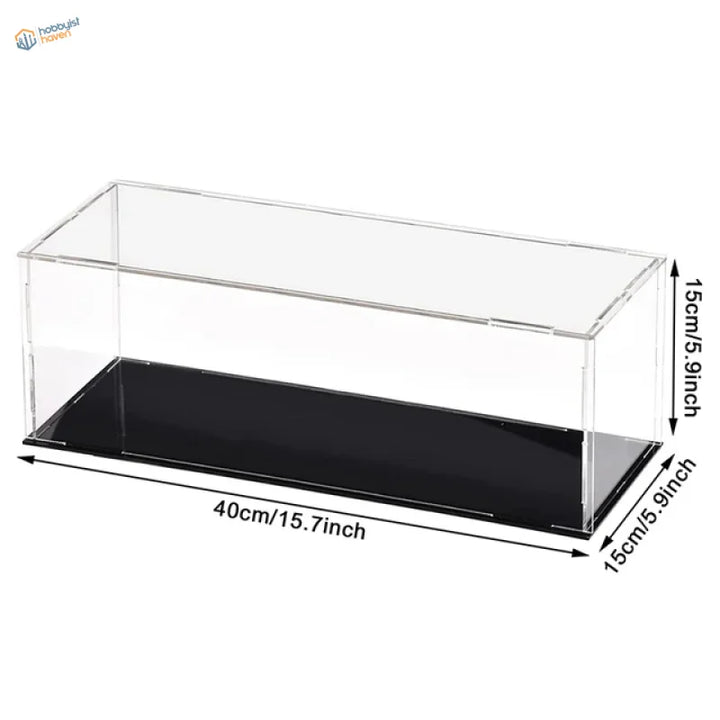 Clear Acrylic Display Case for Scale Models | HobbyistHaven