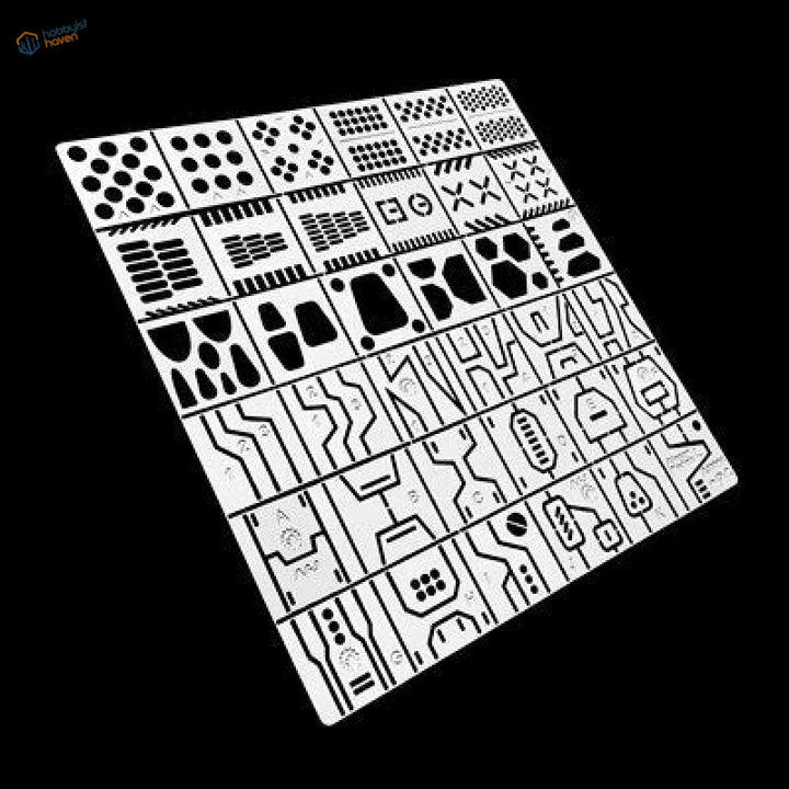 Scribing Stencils for Precise Panel Lines | HobbyistHaven