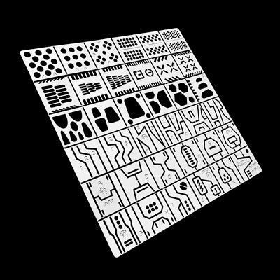 Scribing Stencils for Gundam & Machinery – HobbyistHaven